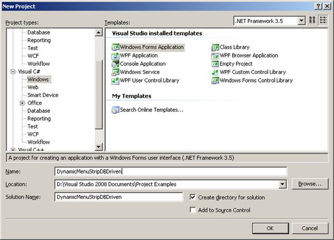 Dynamic MenuStrip in Windows Forms